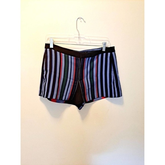 Zara | Shorts | Zara Woman Striped Multicolor Shorts Szm | Poshmark